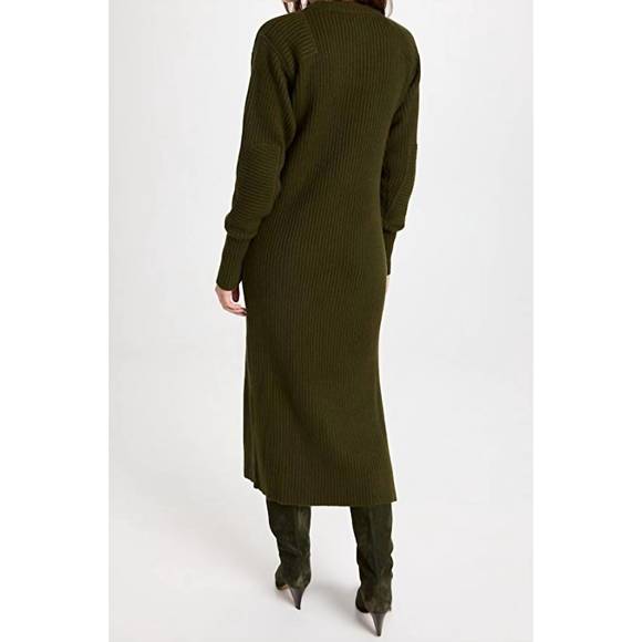 Anine Bing | Dresses | New Anine Bing Aurora Dress In Army Green | Poshmark